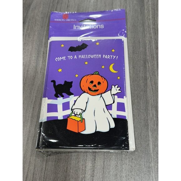 American Greetings | Other | Vintage Pack Of Halloween Party Invites ...
